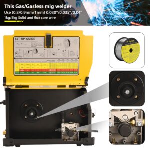 MTA225SG 3 in 1 Mig/Tig/Arc/Spool Mig Welder -Solid Welding Wire, ER70S-6 10-Pound Spool 0.030''