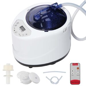 simivol sauna steamer machine, portable sauna steamer, steam generator for sauna, 2.5 liter home sauna steamer pot with remote control, steam cup | home spa sauna accessories