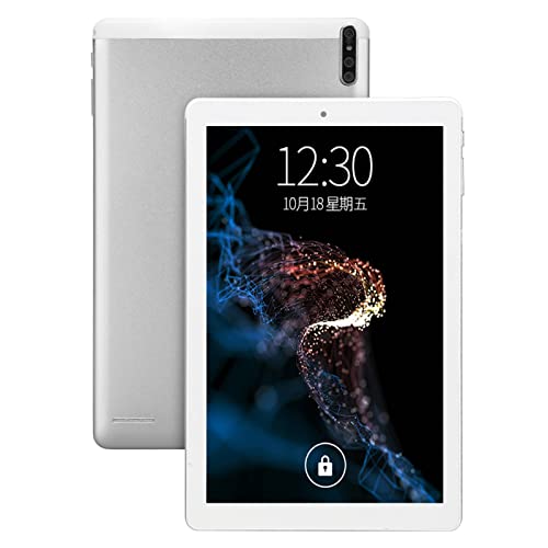 10.1 inch Tablet, 1960x1080 IPS HD Display 6GB RAM and 128GB ROM Octa Core 2.4G/5G Dual Band WiFi Tablet PC with 5MP Front and 13MP Rear Camera, Dual Speaker Computer Tablet for Adults and Kids(US)