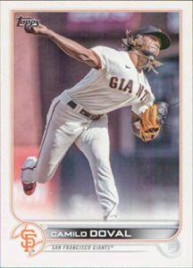 2022 topps update #us30 camilo doval nm-mt san francisco giants baseball