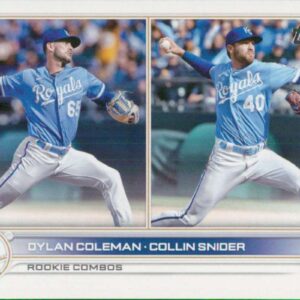 2022 Topps Update #US147 Collin Snider/Dylan Coleman NM-MT RC Rookie Kansas City Royals Baseball