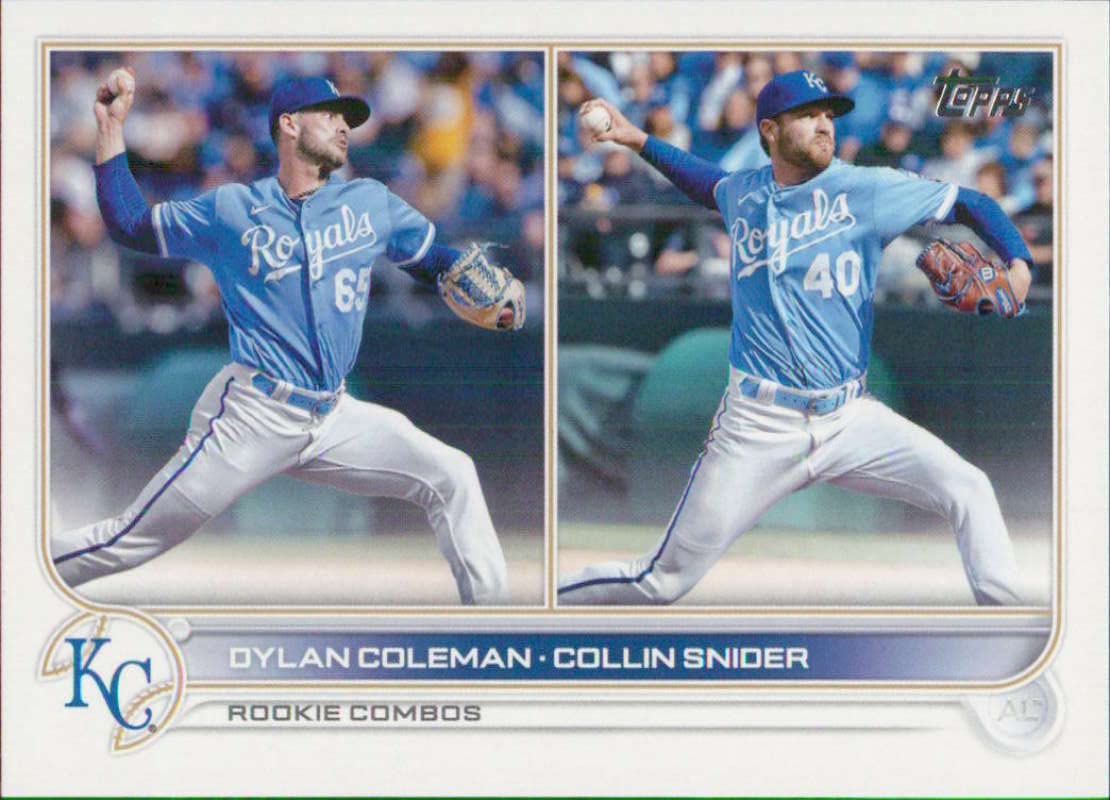 2022 Topps Update #US147 Collin Snider/Dylan Coleman NM-MT RC Rookie Kansas City Royals Baseball