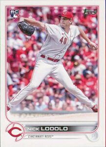 2022 topps update #us298 nick lodolo nm-mt rc rookie cincinnati reds baseball