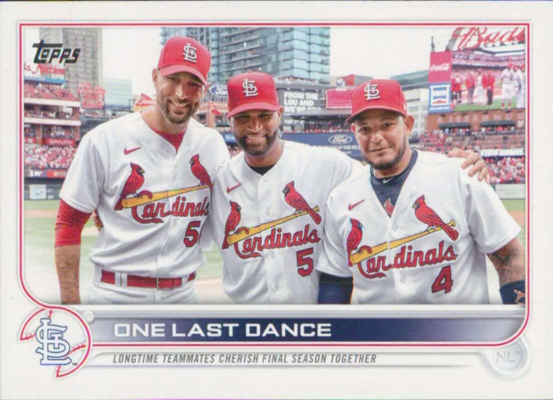 2022 Topps Update #US168 Yadier Molina/Albert Pujols NM-MT St. Louis Cardinals Baseball