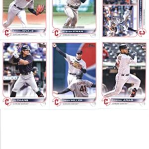 2022 Topps Update Baseball Cleveland Guardians Team Set of 14 Cards: Aaron Civale(#US49), Steven Kwan(#US54), Tanner Tully/Kirk McCarty(#US78), Yu Chang(#US203), Owen Miller(#US213), Gabriel Arias(#US248), Steven Kwan(#US261), Oscar Mercado(#US275), Amed