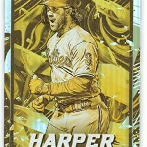 2022 Topps Fire Gold Minted #153 Bryce Harper NM-MT Philadelphia Phillies Baseball