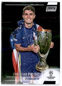 2021 topps stadium club chrome uefa champions league #85 christian pulisic