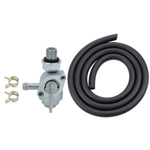 hipa 310574gs fuel tank shut off valve petcock for briggs & stratton troy-bilt portable generator 193272gs 204743gs 189759gs 195590gs m10x1.25mm with fuel line