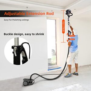 Drywall Sander, Towallmark 750W Electric Drywall Sander 7 Variable Speed 900-1800 RPM Sander with LED Light, 14 Pcs Sanding discs, Extendable Handle, Dust Hose, Storage Bag