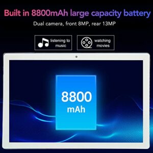 10 Inch Tablet for Android 11,Blue,Octa Core Processor,8GB 256GB Memory,2.4G 5G WiFi,8MP 13MP Camera,1920x1200 IPS Screen,8800mAh Battery,Kid Tablet(us)