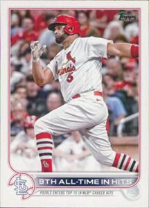 2022 topps update #us313 albert pujols nm-mt st. louis cardinals baseball