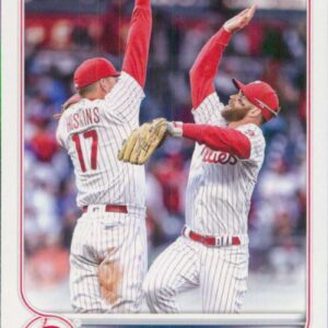 2022 Topps Update #US112 Rhys Hoskins/Bryce Harper NM-MT Philadelphia Phillies Baseball