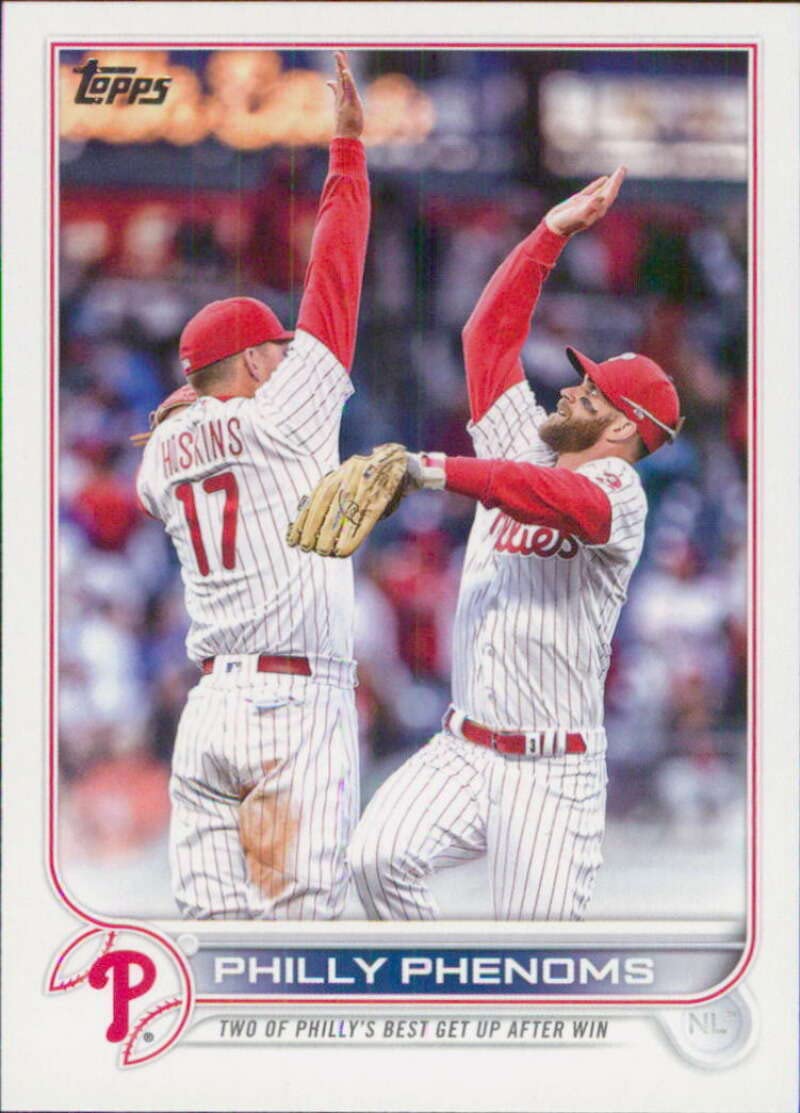 2022 Topps Update #US112 Rhys Hoskins/Bryce Harper NM-MT Philadelphia Phillies Baseball