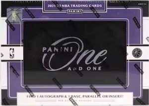 2021/22 panini one and one basketball hobby box