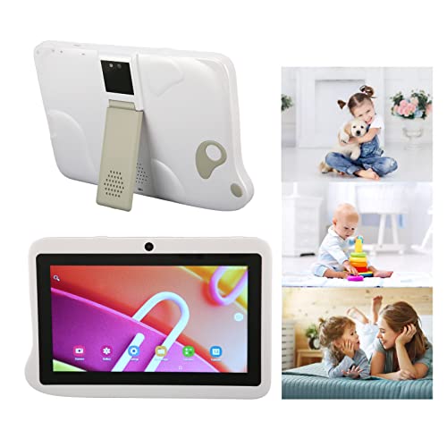 Kids Tablet, HD Tablet with Dual Camera US Plug 100-240V 2GB RAM 32GB ROM ABS Game Case (US Plug)