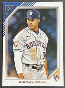 2022 topps gallery #2 jeremy pena nm-mt rc rookie houston astros baseball