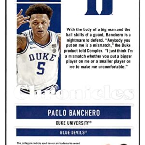 PAOLO BANCHERO RC 2022-23 Panini Chronicles Draft Picks #2 ROOKIE NM+-MT+ NBA Basketball