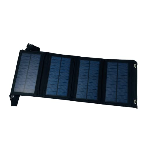 Wesonorous Solar Panels, 20W USB Interface Solar Power Panel, Collapsible Outdoor Power Generation Panels