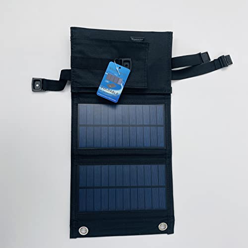 Wesonorous Solar Panels, 20W USB Interface Solar Power Panel, Collapsible Outdoor Power Generation Panels