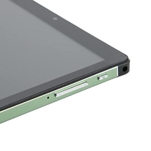 10.1 Inch Tablet PC Green Front 200W Rear 500W 10.1 Inch 1960x1080 IPS 6GB 128GB HD Tablet for 12 for Painting (US Plug)