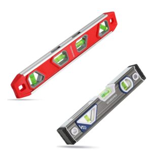 workpro 12 inch magnetic torpedo level + 10 inch torpedo level