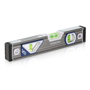 WORKPRO 12 Inch Magnetic Torpedo Level + 10 Inch Torpedo Level