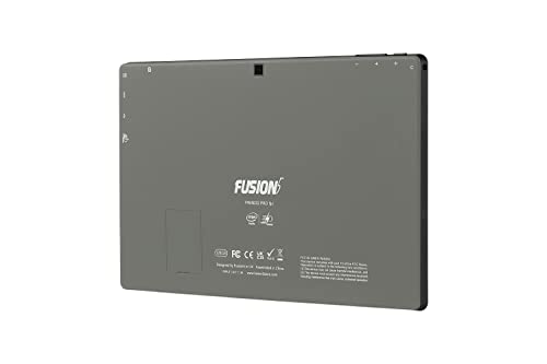 Fusion5 10" Windows 11 FWIN232 PRO N4120 Intel Quad-Core Ultra Slim Windows Tablet PC - 6GB RAM, 128GB Storage, 1920x1200 FHD Display, USB 3.0, Micro HDMI, 5MP & 2MP Cameras, Expandable M.2 Storage