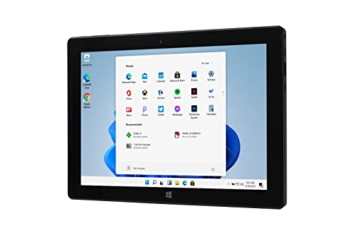 Fusion5 10" Windows 11 FWIN232 PRO N4120 Intel Quad-Core Ultra Slim Windows Tablet PC - 6GB RAM, 128GB Storage, 1920x1200 FHD Display, USB 3.0, Micro HDMI, 5MP & 2MP Cameras, Expandable M.2 Storage