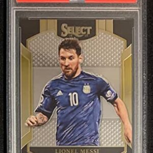 Lionel Messi 2016 Panini Select Soccer Card #2 Graded PSA 9