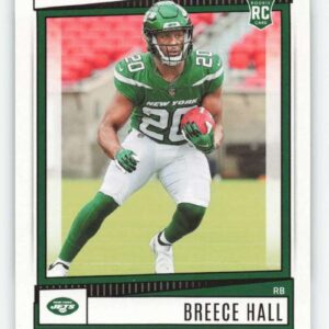 2022 SCORE #330 BREECE HALL RC ROOKIE NEW YORK JETS FOOTBALL NFL