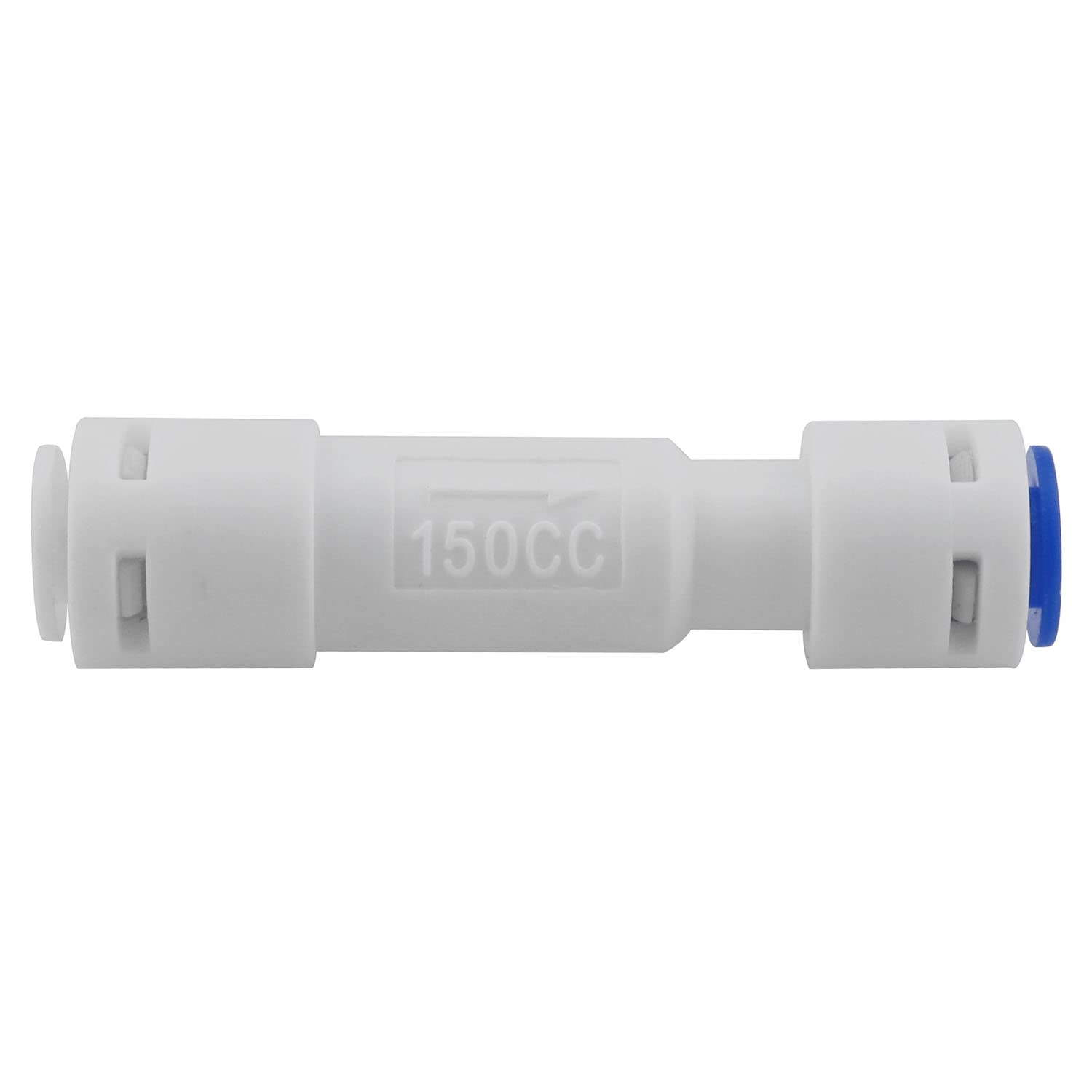 DGZZI 2PCS 1/4" 150CC Flow Restrictor with Quick Connect for RO Reverse Osmosis