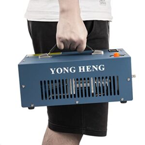 YONG HENG PCP Air Compressor, Auto-Shut Off 4500 PSI Air Compressor Oil-Free, High Pressure Air Compressor Pump Built-in Power Adapter, Set-Pressure Air Gun and Paintball Tank Pump Water/Oil Separator