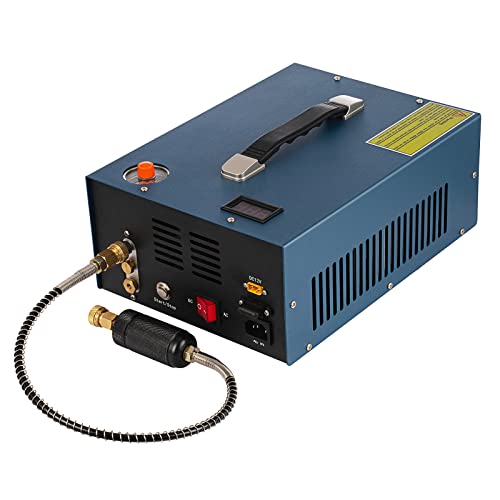 YONG HENG PCP Air Compressor, Auto-Shut Off 4500 PSI Air Compressor Oil-Free, High Pressure Air Compressor Pump Built-in Power Adapter, Set-Pressure Air Gun and Paintball Tank Pump Water/Oil Separator