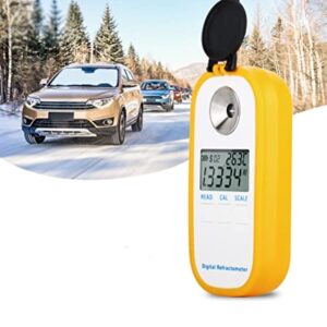 yise-O0615 New For Digital Refractometer Automotive Antifreeze Ethylene Propylene Glycol -2 Refractometer Freezing Cleaner Battery Refractometer