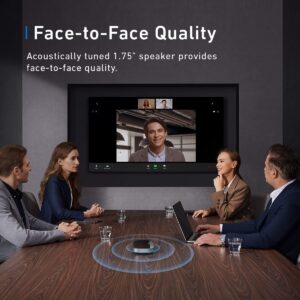 Anker PowerConf Bluetooth Speakerphone & AnkerWork SR500 Conference Speaker and Microphone with Deep Learning, 6 Mics, Enhanced Voice Pickup, 24H Call Time, AI Noise Cancellation