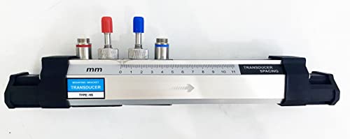 VTSYIQI Ultrasonic Flow Meter HS Clamp on Mounting Bracket Sensor Transducer for Ultrasonic Flow Meter with Measuring Range DN25mm to DN100mm