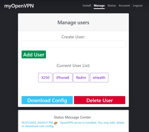 myOpenVPN Protect Your Privacy with Easy-To-Use Security VPN running on x86 Computer