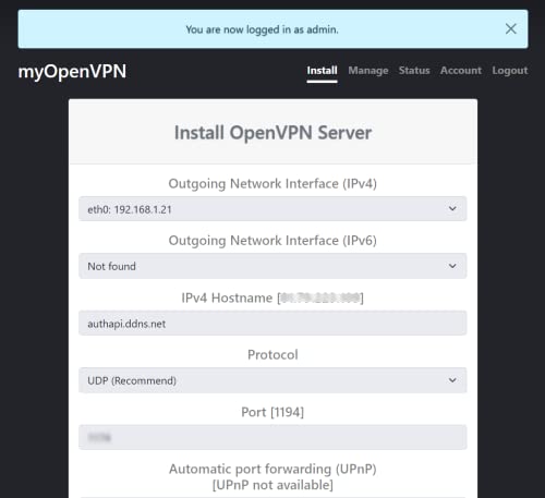 myOpenVPN Protect Your Privacy with Easy-To-Use Security VPN running on x86 Computer