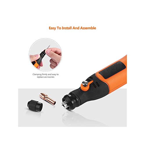 3.7V Li-on Cordless Rotary Tool with 31 Pieces Rotary Accessories PCG01B