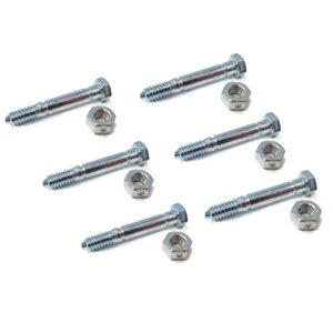 the rop shop | pack of 6 - shear pin bolt & nut for ariens sno-thro 926dle 926004 926301 926008