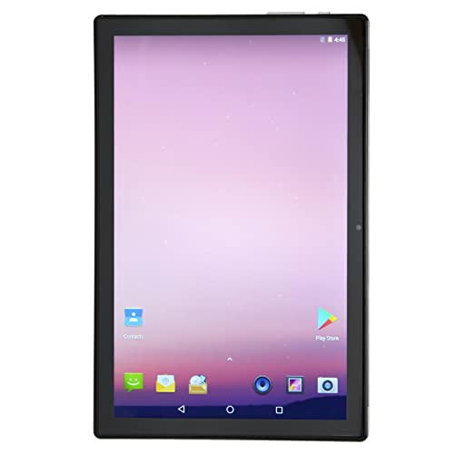 10.1in Tablet, 100240V Black Calling Tablet 8 Core CPU for Playing (US Plug)