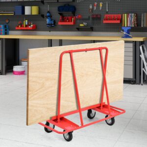 IRONMAX Drywall Sheet Cart, Heavy Duty Dolly Panel Truck w/ 4 Wheels & Protective Sloping Angle, Rolling Dolly Sheetrock for Home, Warehouse, Workplace