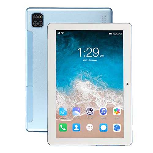 Tablet 8 Inch Android 10 Tablets, Octa Core Processor Tableta, 4GB RAM 64G ROM Tablet Computer, 1080P HD IPS Screen, WiFi, GPS, 2MP + 8MP, 2.4G+5G WiFi, 8000mah Battery