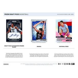 2022-23 Prizm Draft Picks Collegiate Basketball Hobby (4 Packs/10 Cards: 4 Autos)