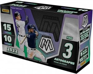 2022 panini mosaic baseball trading card box