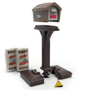 Dig-Free Easy Up Home Mailbox, Timber, Made in The USA