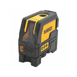 dewalt laser level, cross line and spot laser, green (dw0822cg)