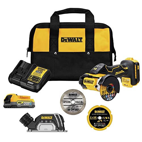 DEWALT 20V MAX Cordless Angle Grinder Kit, 3-in. (DCS438E1)