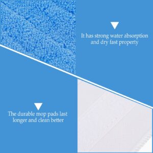 Baluue 4pcs Mop Cloth Mop Pads Replacement Mop Head Floor Cleaner Mop Cleaning Mop Sweeper Replacement Head Mop Replacement Head Replacement Mop Pad Accessory Mop Accessory Replaceable