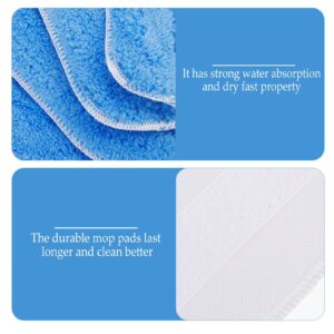 Baluue 4pcs Mop Cloth Mop Pads Replacement Mop Head Floor Cleaner Mop Cleaning Mop Sweeper Replacement Head Mop Replacement Head Replacement Mop Pad Accessory Mop Accessory Replaceable